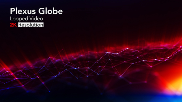 Plexus Globe Infinity Loop 2K, Motion Graphics | VideoHive